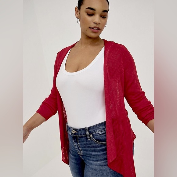 torrid | Sweaters | Slub Cardigan Drape Front Sweater | Poshmark